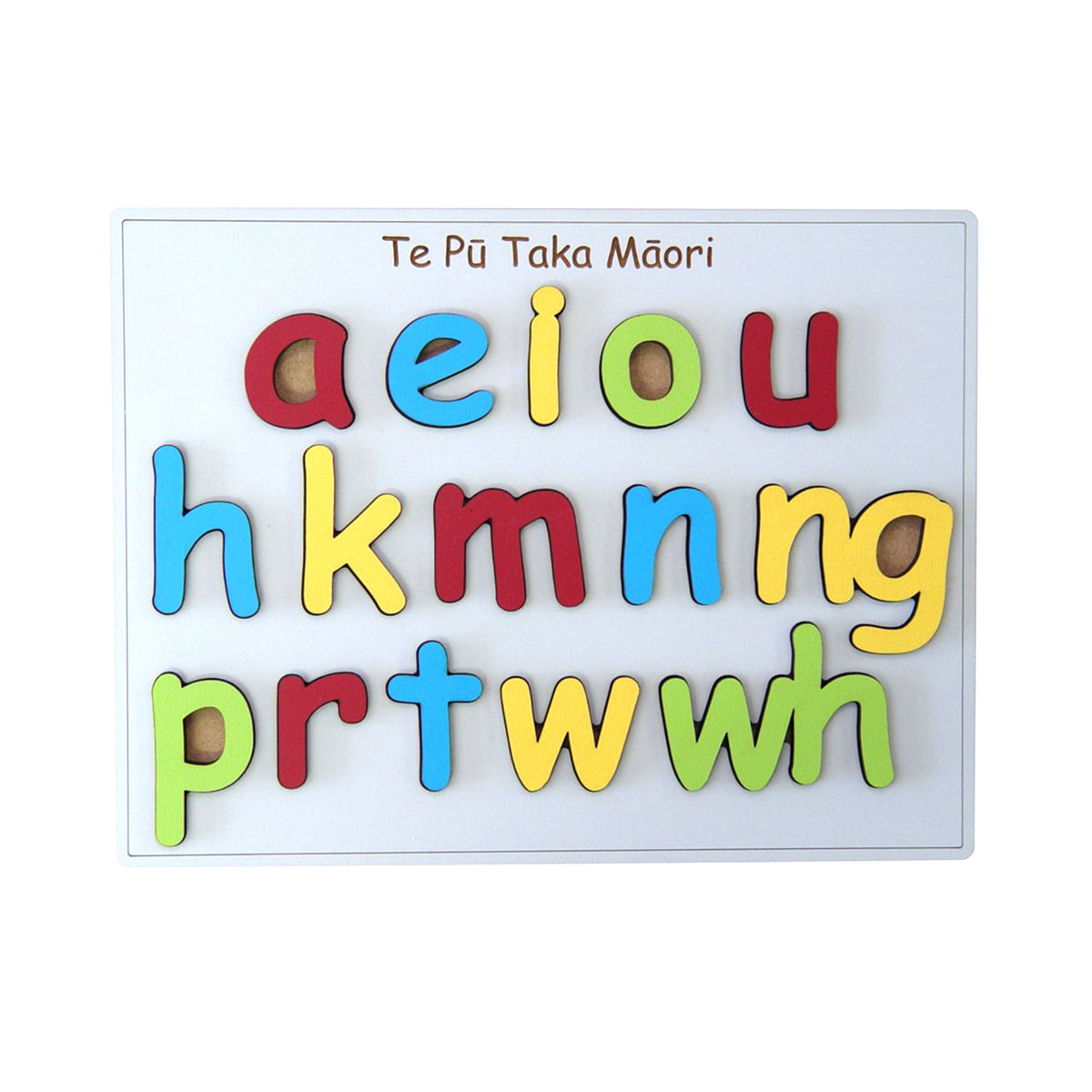 Maori Alphabet Puzzle — Curiate NZ