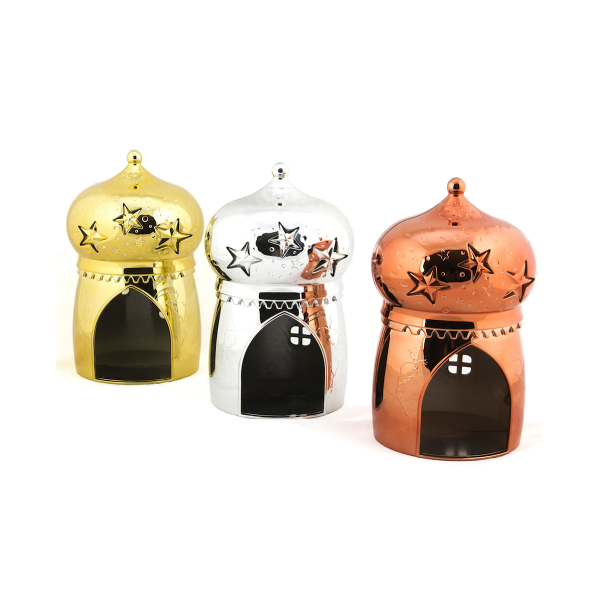 Metallic Small World Fairy House 3Pk — Curiate NZ